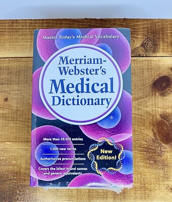 Merriam-Webster's Medical Dictionary New Edition - Brand New Sealed ...