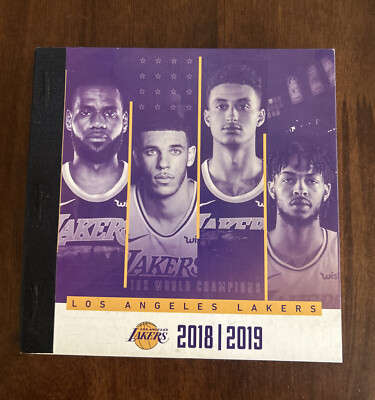 Los Angeles Lakers 2018-2019 Full Unused Season Ticket Holder Book ...