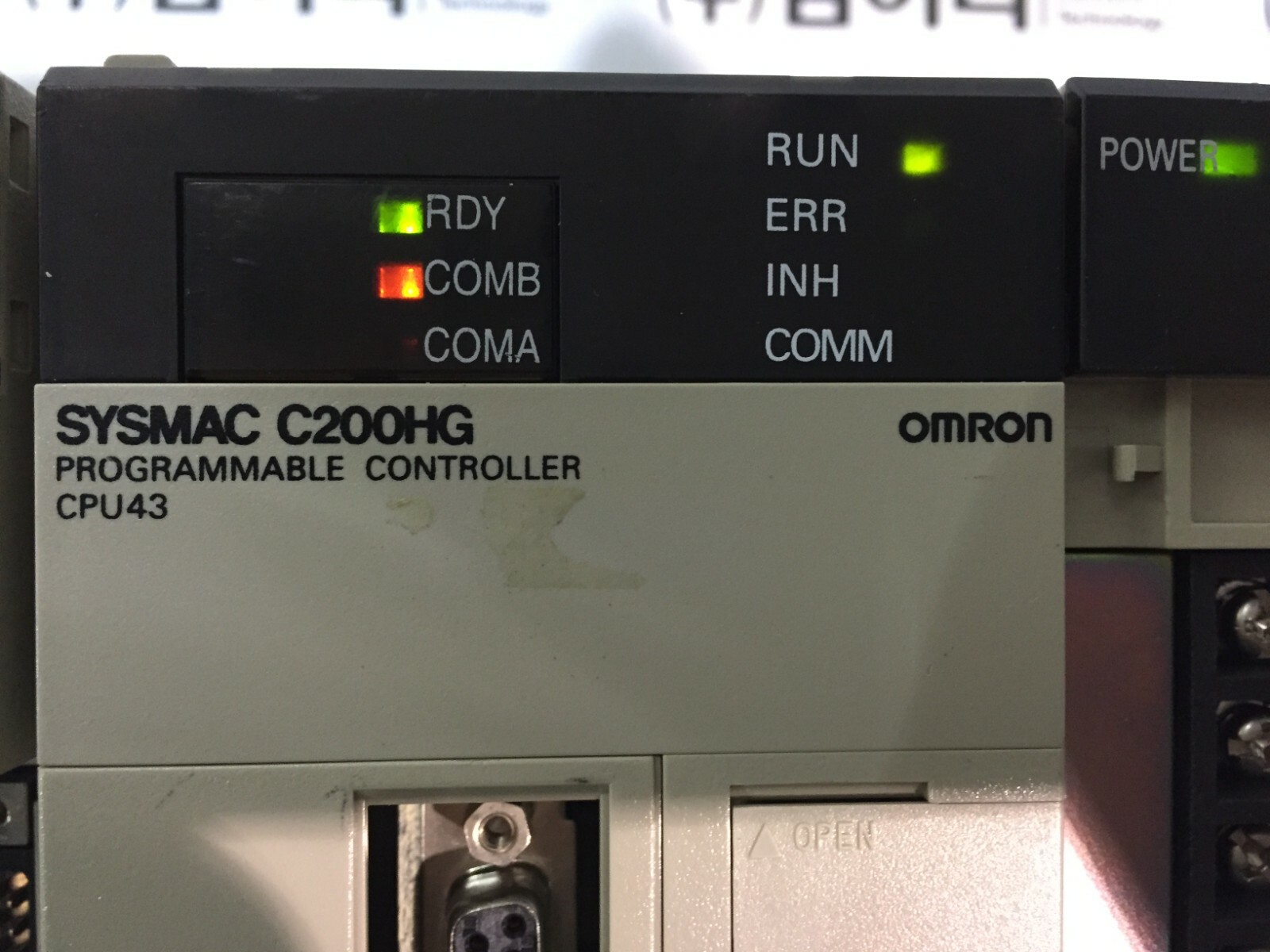 Omron Sysmac Cpu Unit C200Hg-Cpu43-E C200Hgcpu43E 60Days Warranty | eBay