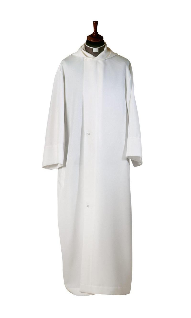 Lay & Clergy White Monastic Casock Alb, Priest, Vicar, Catholic ...
