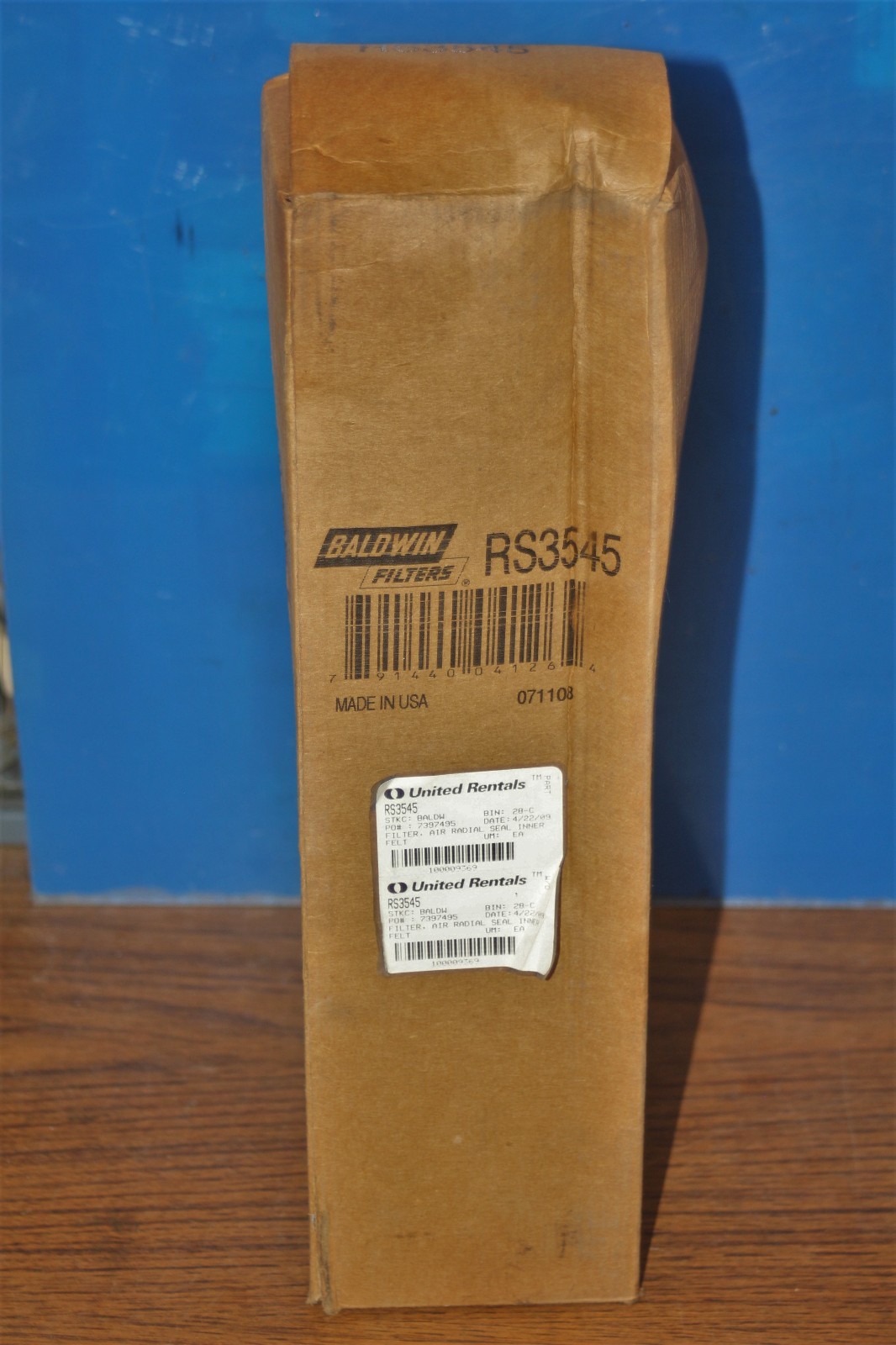 BALDWIN RS3545 - Air filter cross reference