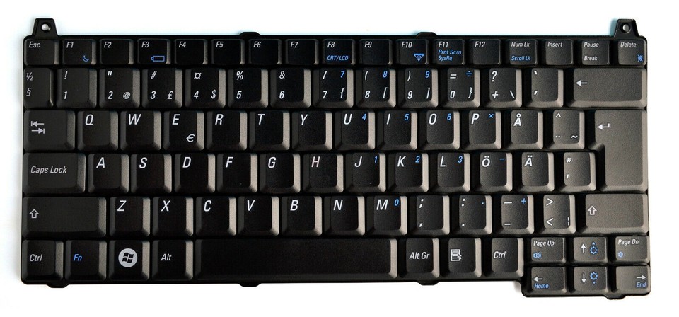 New Genuine Swedish/Finnish keyboard DELL VOSTRO 1310 1320 1510 1520 ...
