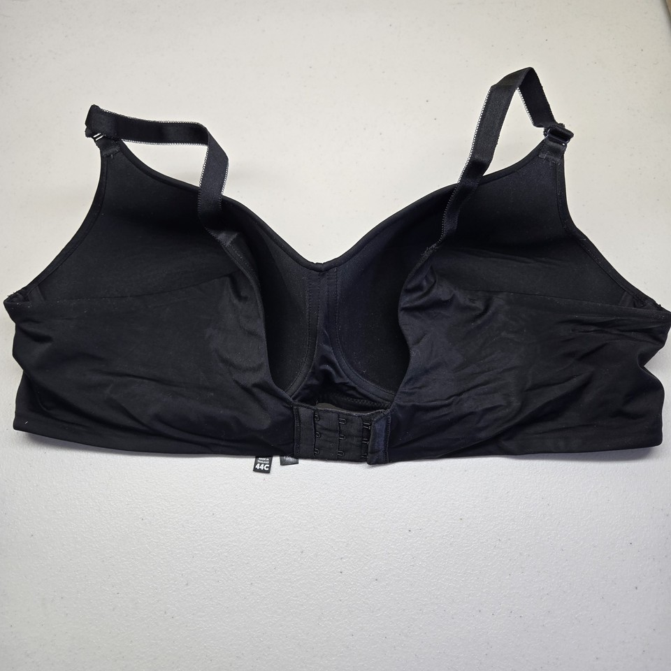 Torrid Curve Women Bra 44C Black T Shirt Wireless Strap Adjustable | eBay