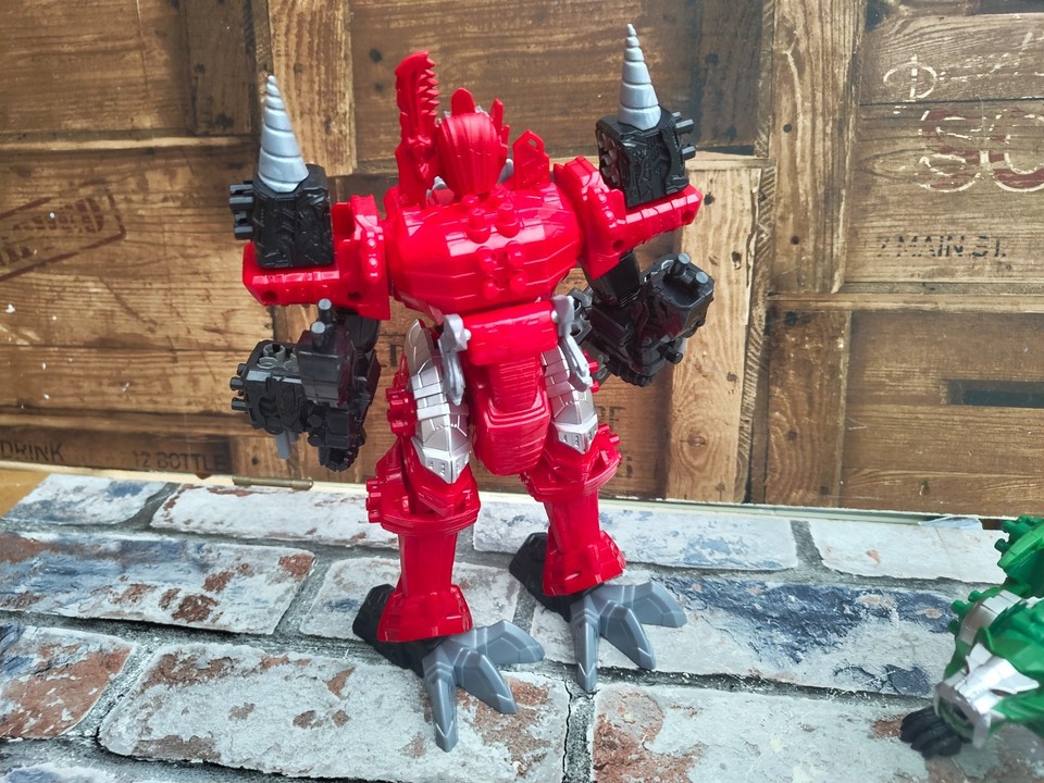 Power Rangers Dino Fury Mega Pack T-Rex Champion Zord Figure with Keys ...