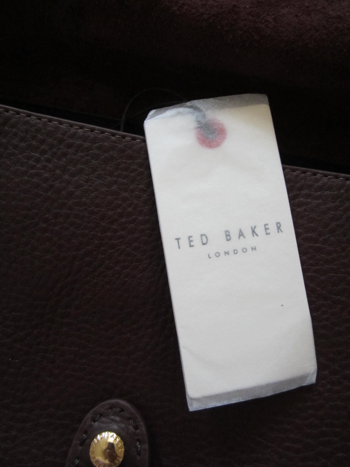 Ted Baker Women's Leather Shoulder Plum Bag. BNWT and Dust Cover | eBay UK