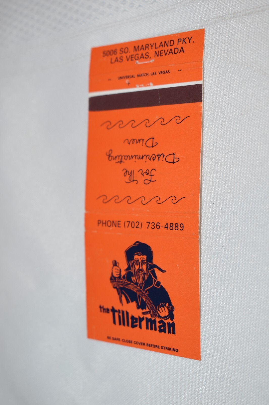 The Tillerman Las Vegas Nevada 30 Strike Matchbook Cover | eBay