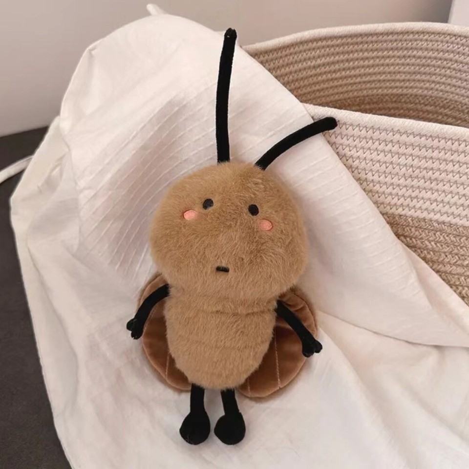 Cute Cockroach Doll Creative Funny Plush Toys Hot Sale Pendant Gift ...