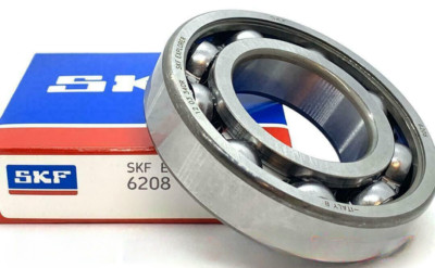SKF 6208 C3 DEEP GROOVE BALL BEARING, OPEN TYPE, NO SEALS 40x80x18 mm ...