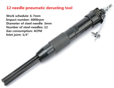 Pneumatic Derusting tool Air rust remover slag cleaner descaling ...