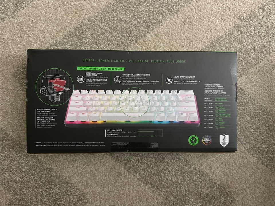 Razer Huntsman Mini - 60% Optical Gaming Keyboard - Special Edition ...