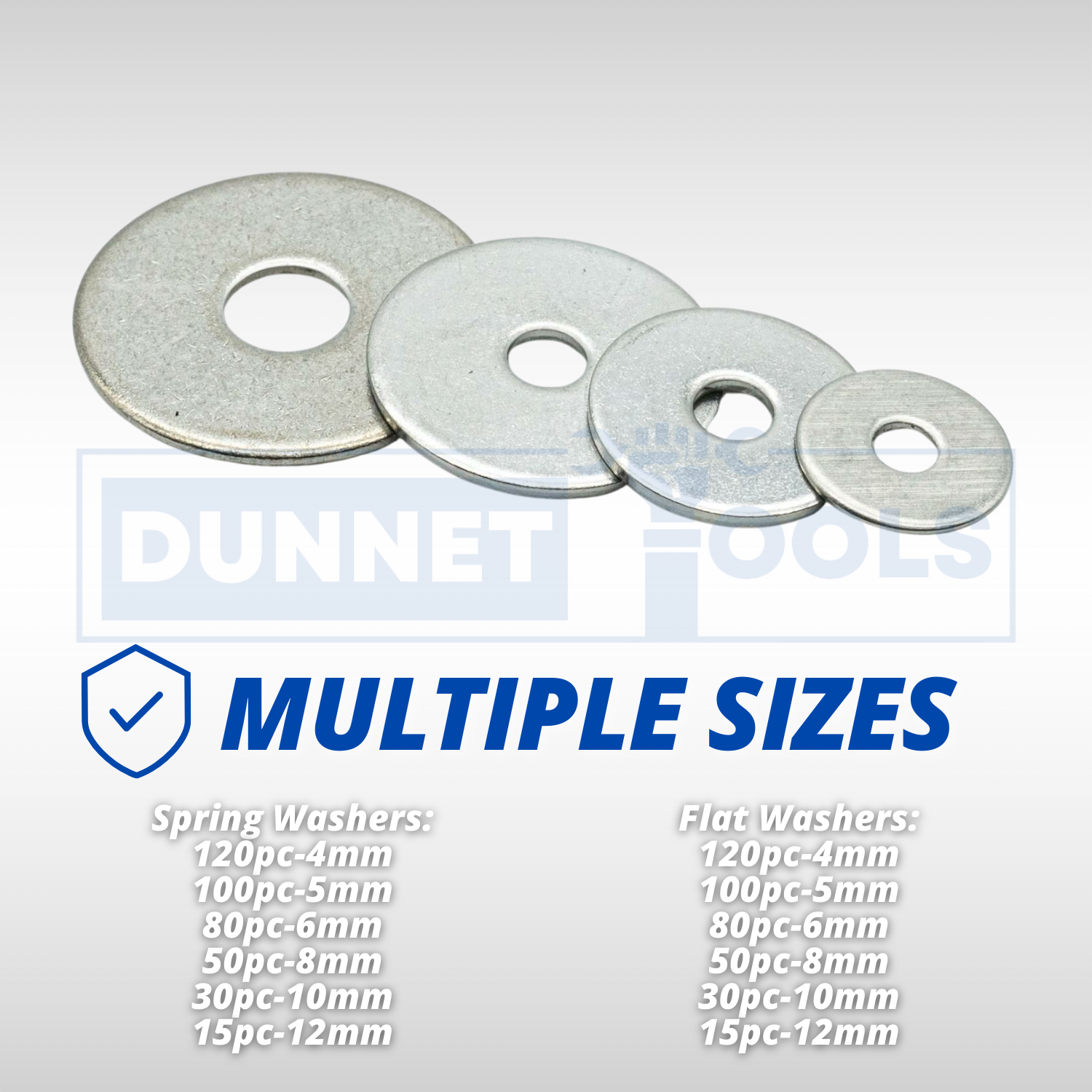 Stainless Steel Washer set 790 Flat & Spring Washer Assortment Rust ...