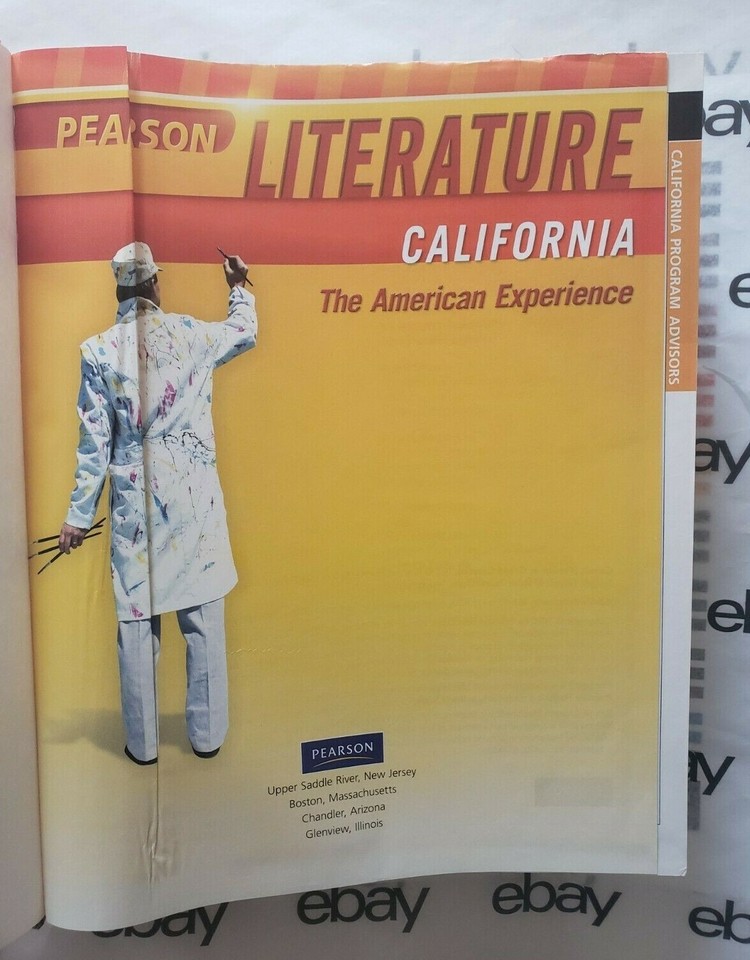 PEARSON Literature California The American Experience Used Very Good | eBay