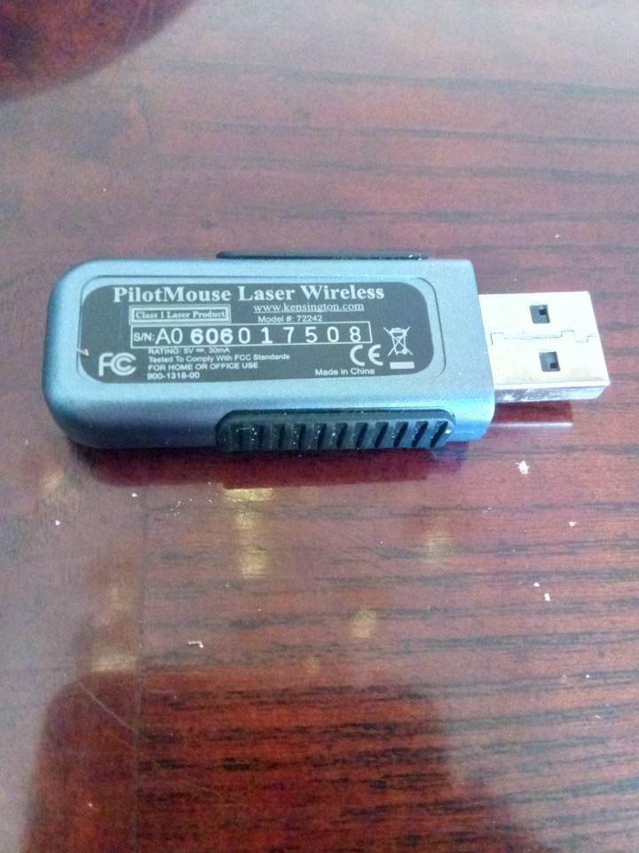 Kensington PilotMouse Laser Wiresless Model # 72242 | eBay