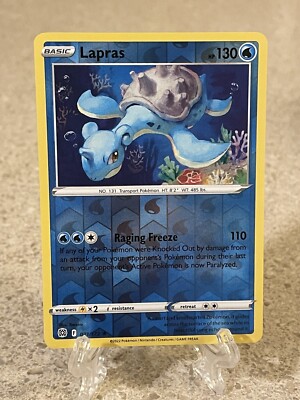 Pokemon TCG Brilliant Stars Reverse Holo Lapras 031/172 Rare | eBay
