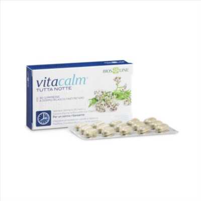 Bios Line VitaCalm Tutta Notte Fast Retard Integratore Alimentare 30 ...