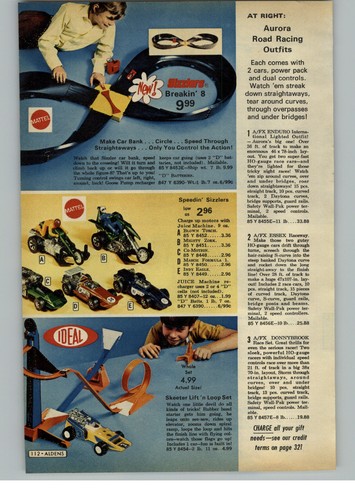 1972 PAPER AD 3 Pg Raceway Aurora AFX Sizzlers Train Lionel Sound Steam ...