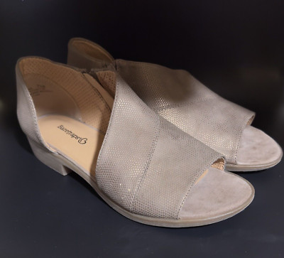 Bare Traps Sedina Shoes Open Toe Slide In Side Zip on Sandals Size 7.5 ...