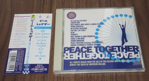 PEACE TOGETHER Japan PROMO CD U2 Lou Reed BLUR Peter GABRIEL Ian Dury ...