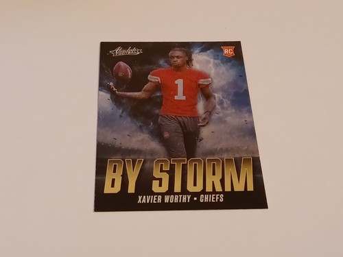 2024 Absolute - Xavier Worthy Rookie Card insert "By Storm" #BS-XWY KC ...