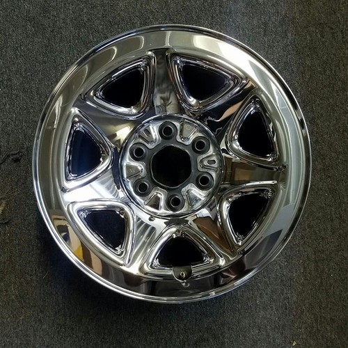 GMC Chevrolet Steel Chrome Silverado 1500 Pickup OEM Wheel 17” 2014 ...