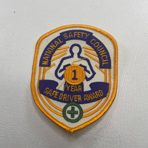 NATIONAL SAFETY COUNCIL 1 YEAR SAFE DRIVER AWARD TRUCKING TRUCKER Patch ...