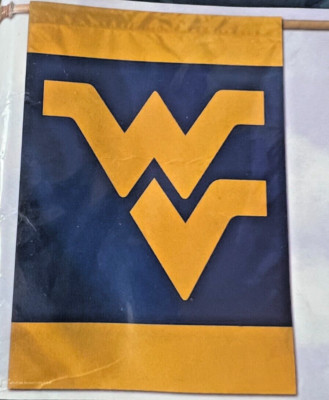 WVU West Virginia University Mountaineers 2-Sided Flag NEW | eBay