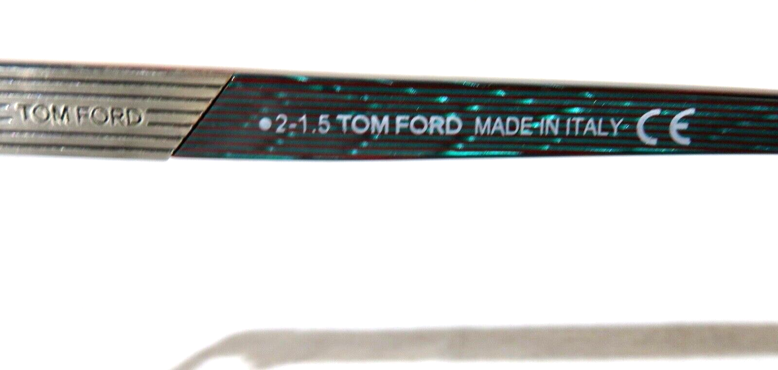 TOM FORD, Italy TF 5318 Eyeglasses 53-17-135, Green metal and ...