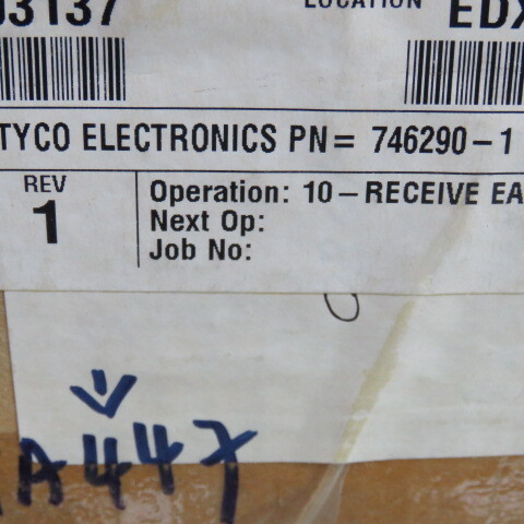 AMP/TYCO 746290-1 Qty of 60 per Lot 10 Position Rectangular Receptacle ...