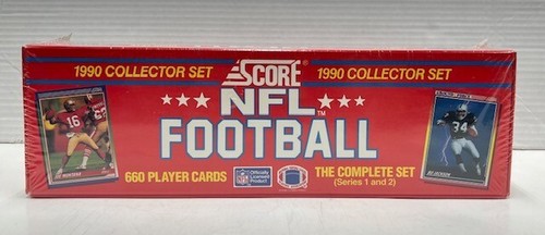 1990 Score NFL Football Collector Set Complete Series 1 and 2 Factory ...