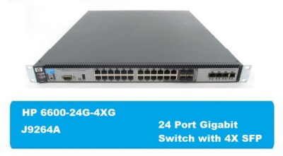 HP ProCurve 6600-24G-4XG Switch J9264A 24Port Gigabit Ethernet Switch ...