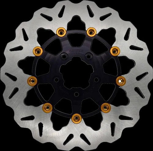 Galfer 11.5 Gold Floating Wave Front Brake Rotor Dyna Super Glide T ...