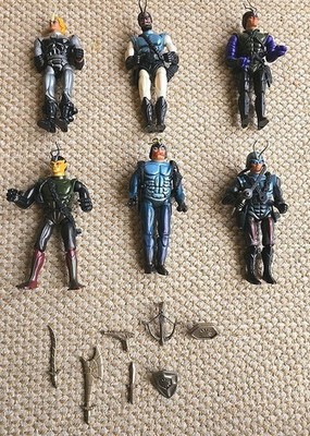 Sectaurs Warriors Coleco 1984 Vintage Action Figures Weapons ...