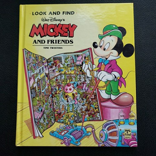 1993 Walt Disney's Look and Find Mickey and Friends Time Twisters Book ...