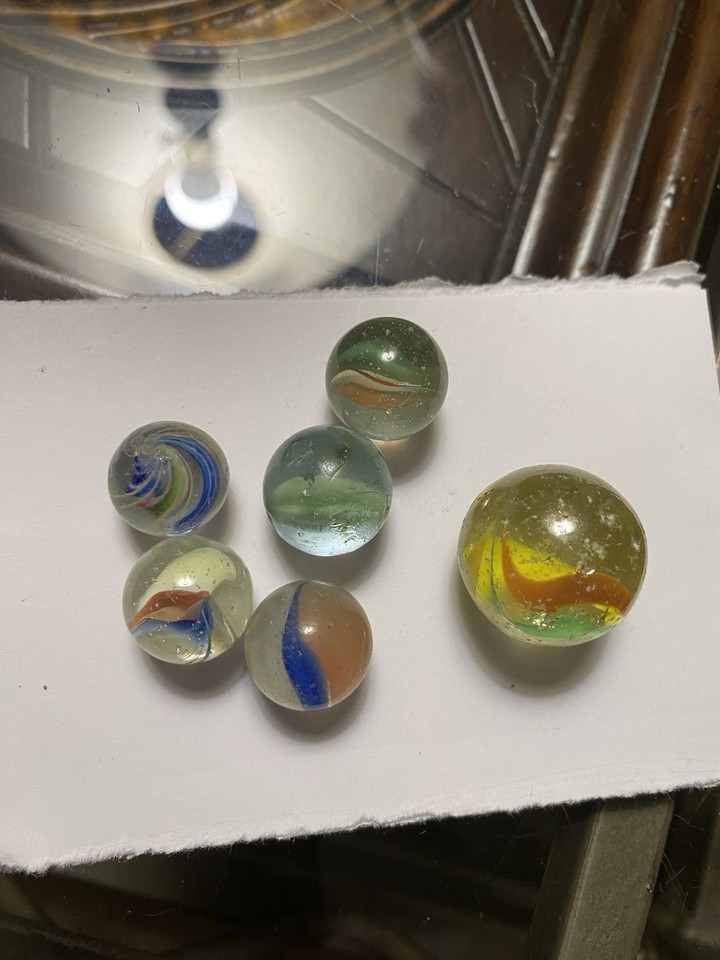 Marbles Vintage Lot 6 Pieces Nice | eBay