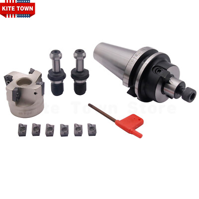 BT40-FMB22-45L Arbor 400R 50-22-4T Face End Mill Shell Cutter + 10pcs ...