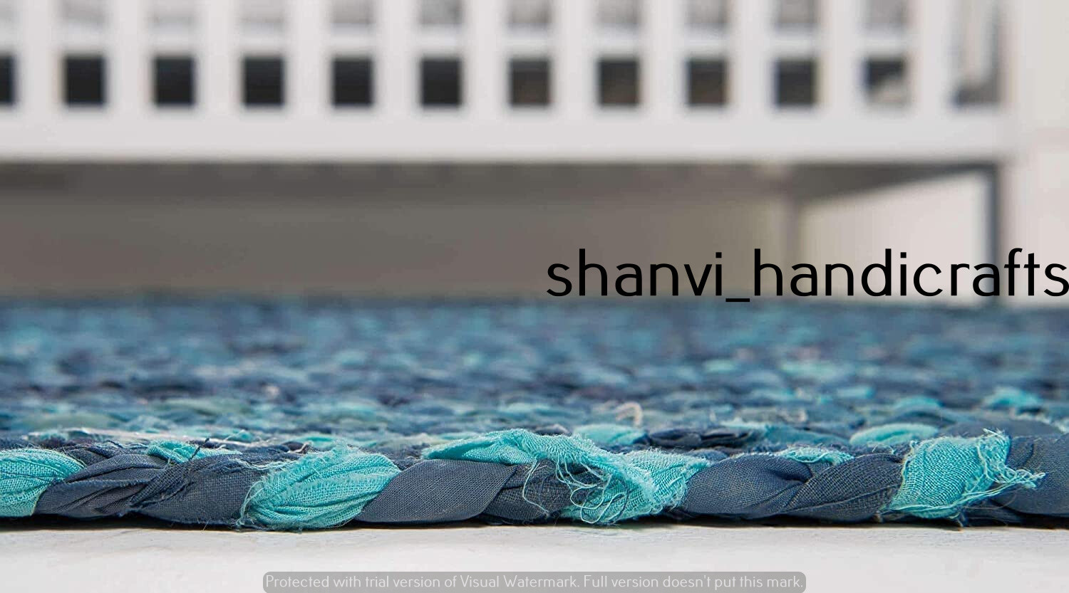 Handwoven Braided Rug Runner Multi Color Chindi Runner 2x4 Feet Floor ...