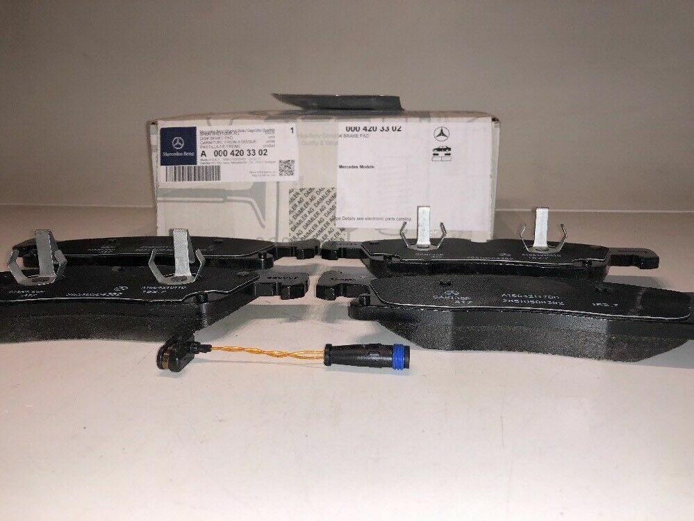 Front & Rear Brake Pads Sets With Sensors For Mercedes GL GLE GLS ML ...