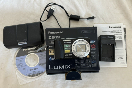 Panasonic LUMIX DMC-ZS19 14.1MP Digital Camera - Black for sale online ...