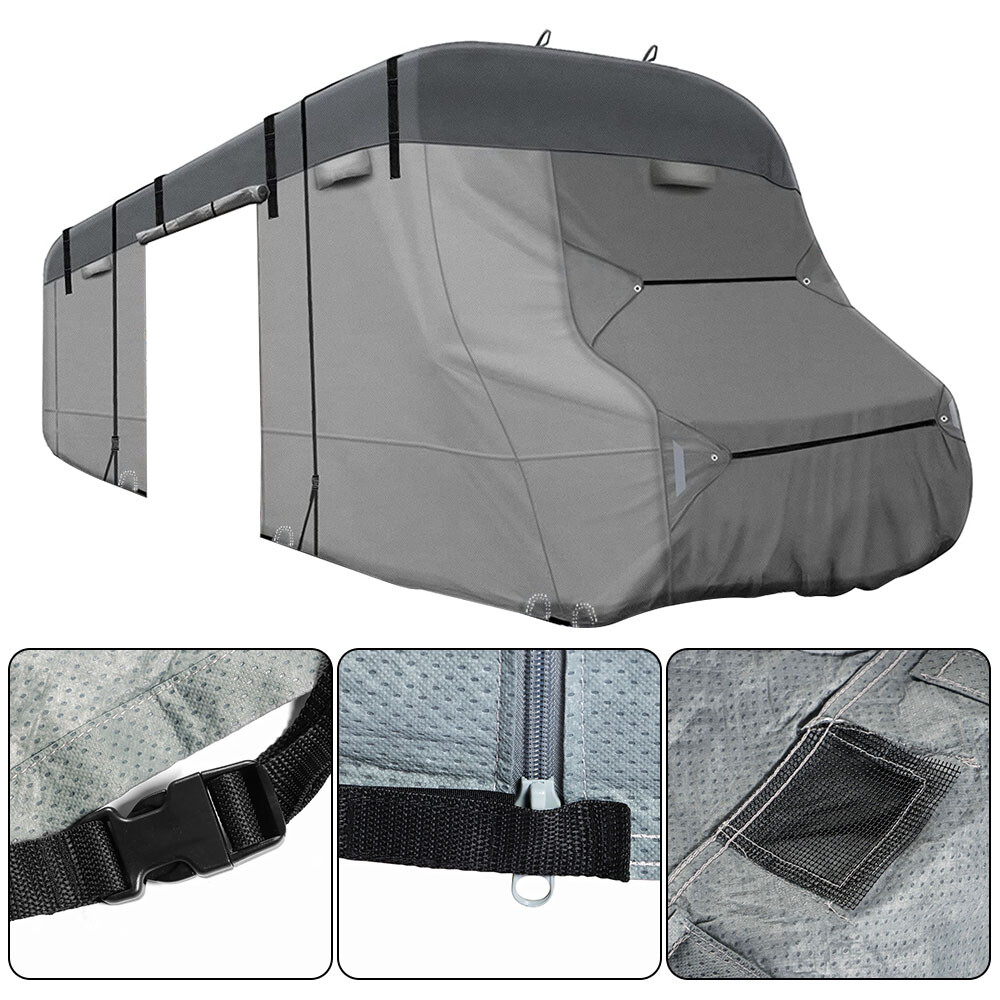 23'-26'FT RV Cover Storage Deluxe Anti-UV For Class C Motorhome Trailer ...