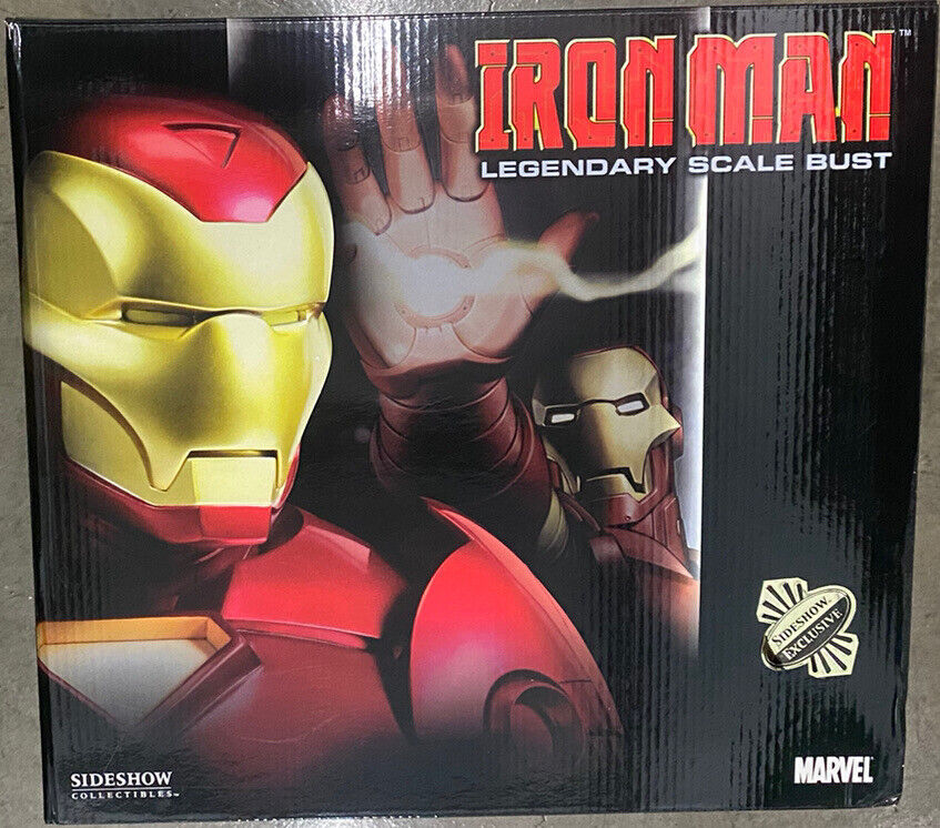Sideshow Exclusive Iron Man Legendary Scale Bust /400 In Sideshow Exclusive Iron Man Legendary Scale Bust /400 In