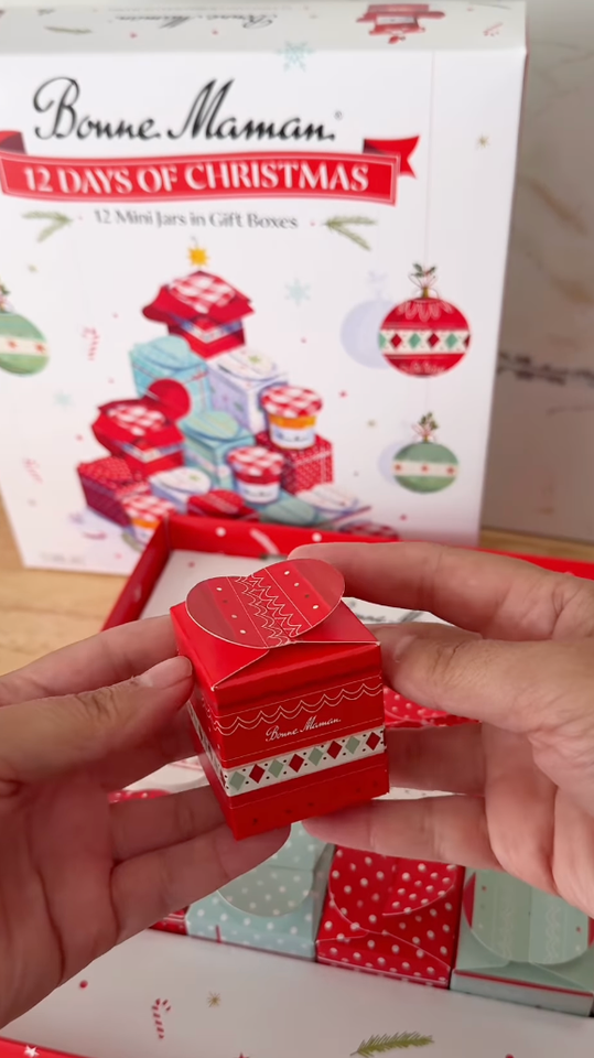 Bonne Maman Advent Calendar 2025 12 Mini Jams Spreads Christmas EXP 6/ ...
