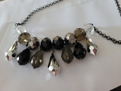 Ashely Cooper collection Multicolor Neutral Teardrop Shape Necklace | eBay
