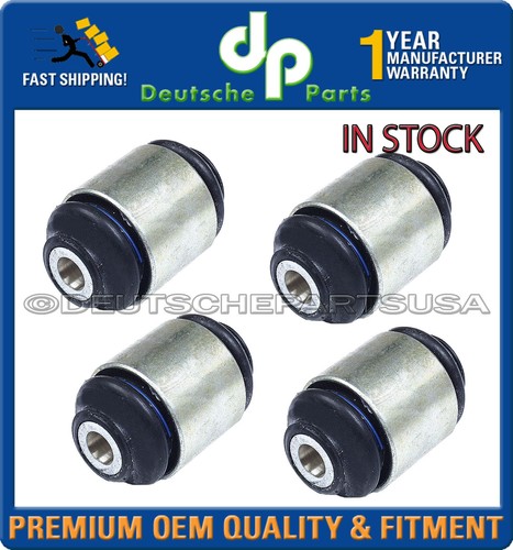 REAR AXLE TRAILING ARM BUSHING BUSHINGS SET for BMW E32 E34 740i 4 x ...