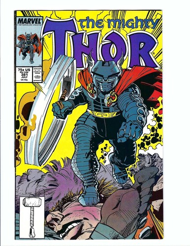 Mighty Thor 381, NM- 9.2, Marvel 1987, Sal Buscema, Destroyer, Loki ...