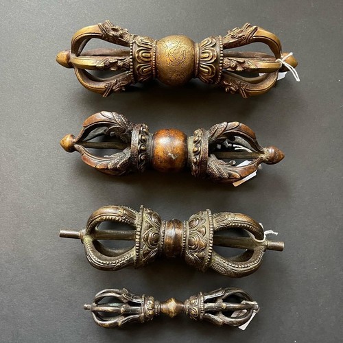 19th 20th Century Old Tibetan Chinese Buddhist Ritual Dorji Artifact ...