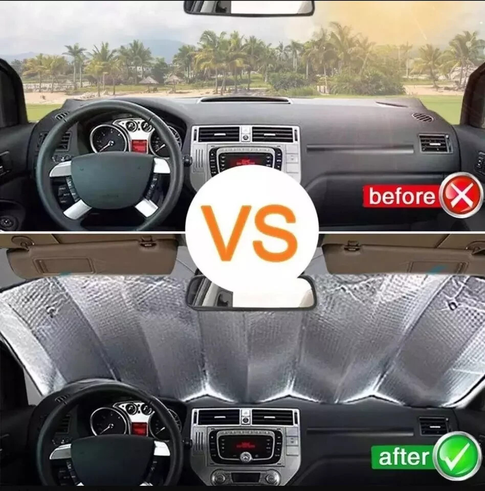 For All Buick Car Heat Shield Sunshade Reflective UV Foldable Fit | eBay