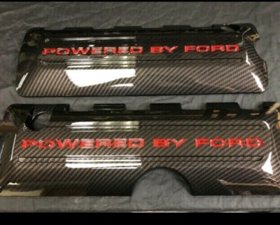 Ford Mustang GT Custom Hydrographic Carbon Fiber Coil Covers With Lime ...