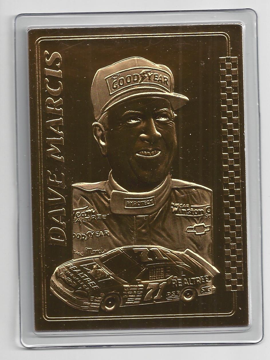 Dave Marcus 1997 Danbury Mint Racing 22kt Gold Card #39 Realtree #71 # ...