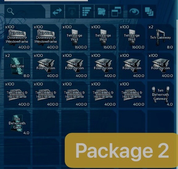 Ark Survival Ascended Pve Large Tek Base Building Package Deal | eBay