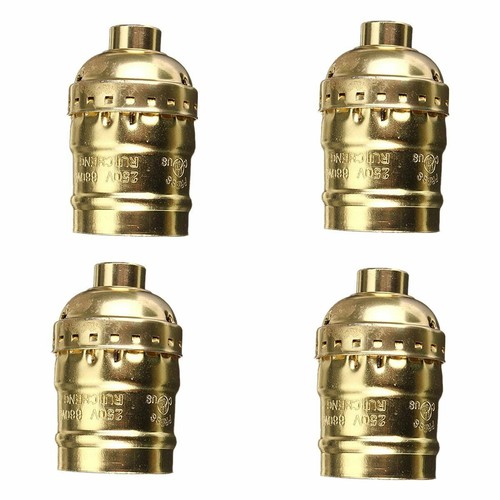 4 x E27 Antique Edison Industrial Light Bulb Sockets Lamp Holders ...